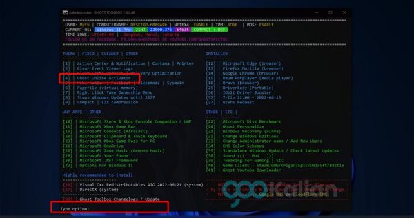 Cara Aktivasi Windows 11 Ghost Spectre - Gookalian