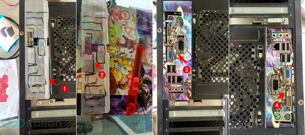 Cara Membuat Back Panel Motherboard Sendiri - Gookalian